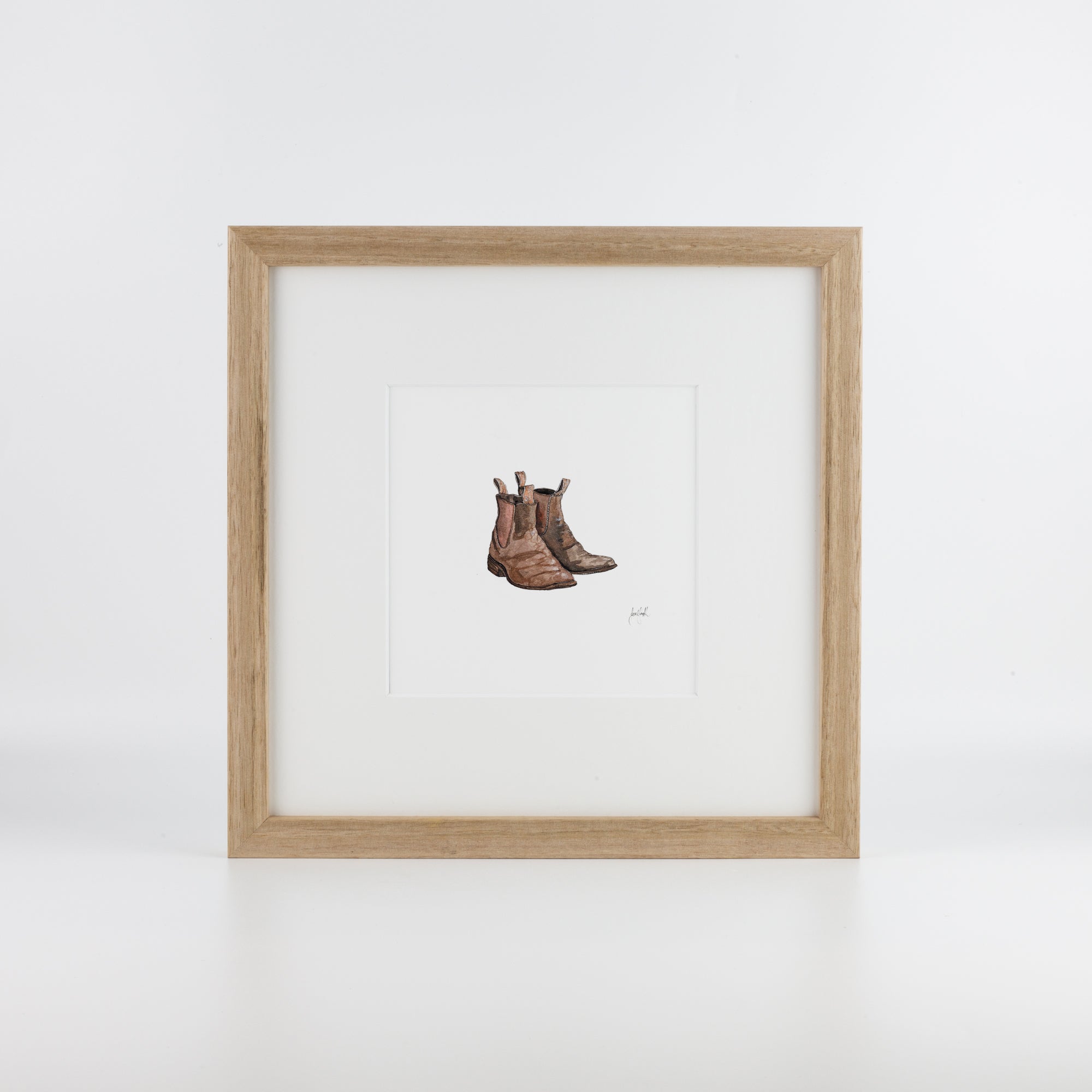 RM Williams Framed Print | Natural – Renata Home